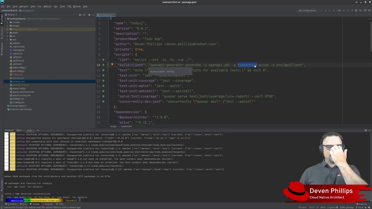 Contract-First For UI Development