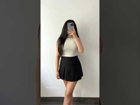 ways to style pleated skirt #fashion #shorts #trend #outfits #style