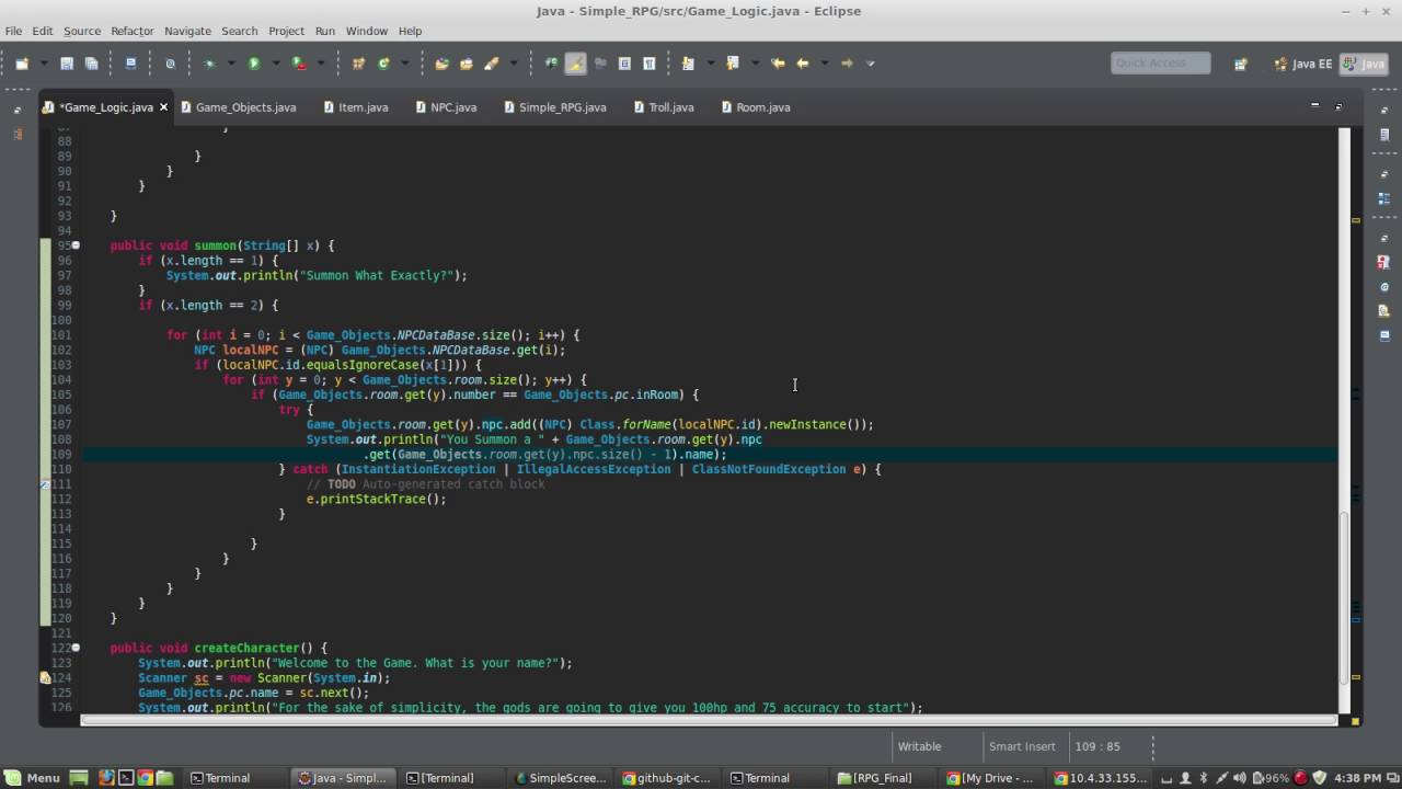 Java Tutorial: Build a Basic RPG (NPC Creation) Part 5