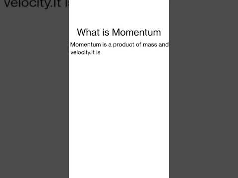 What is momentum | class 9 ch 9 force and laws of motion | easy definition of momentum | momentum |