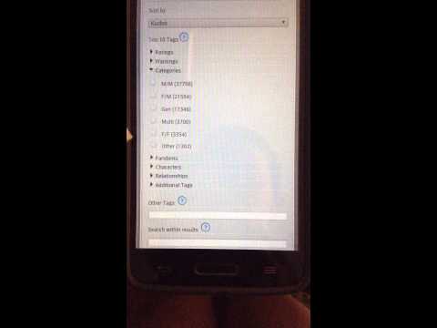 How To Use AO3 (Mobile)