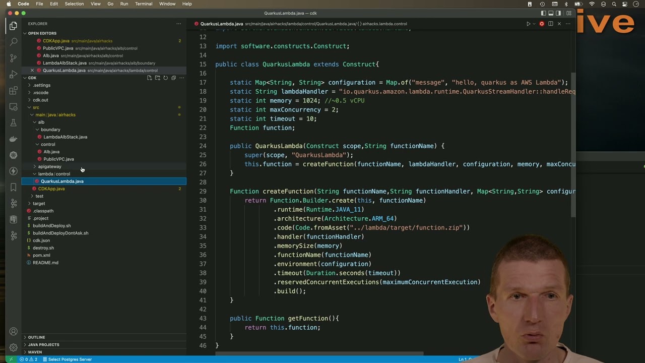 Integrating Quarkus / MicroProfile AWS Lambda Application with ELB / Application Load Balancer