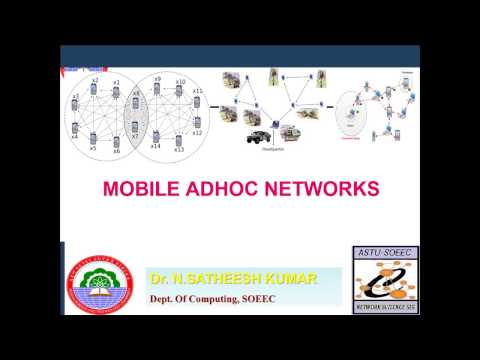 Mobile Adhoc Networks Lec1
