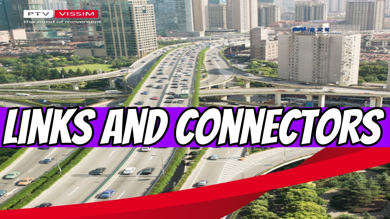 Vissim Tutorial for Beginners I Part 2 I Creating Links Connectors Splits and Vehicle Inputs