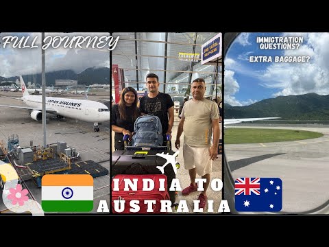 India🇮🇳 to Australia🇦🇺 Full Journey I Delhi to Melbourne Flight via HongKong I International student