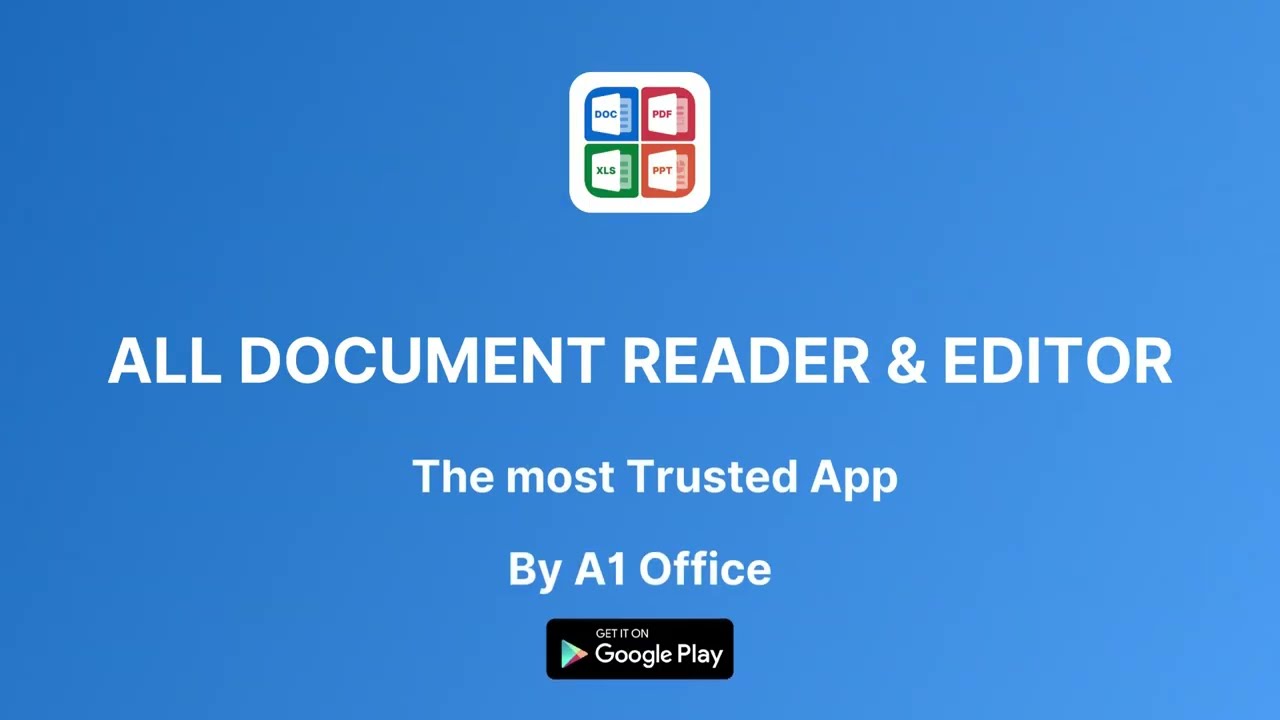A1 office app - All Document Reader and Editor