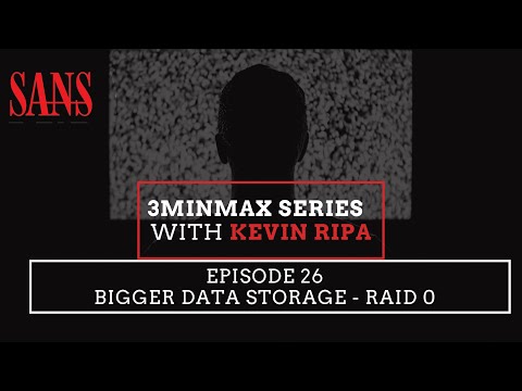 Episode 26: Bigger data storage - RAID 0