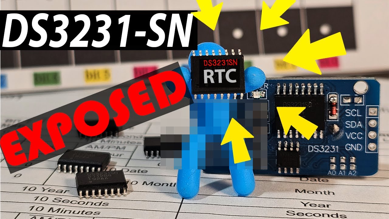 Learn everything about the DS3231-SN Real Time Clock | Use without Arduino Library