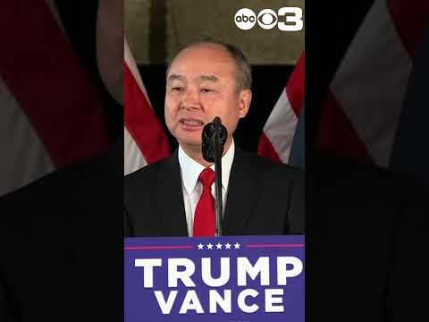 Trump at Mar-A-Lago on SoftBank's announced $100B investment into America