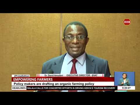 Policymakers drafting an organic farming policy in Kenya