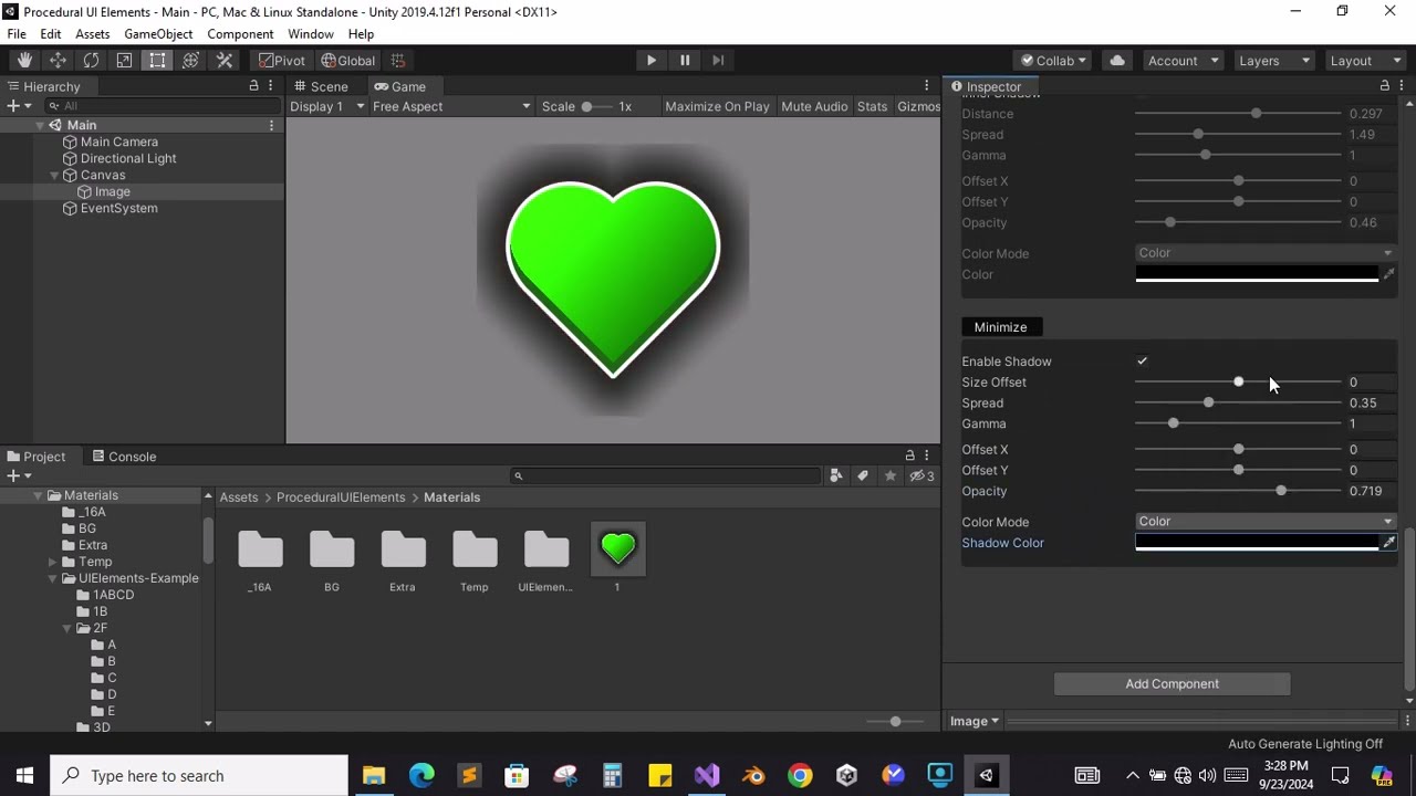 6D - Procedural UI Elements - Unity
