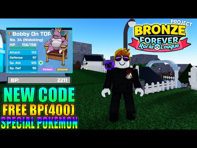 Roblox Project Bronze Forever (August 2023): Free Pokemon and BP