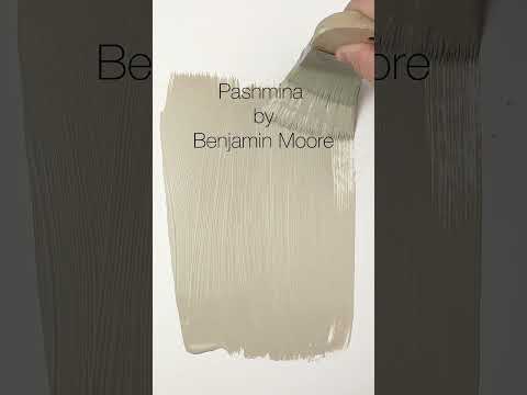 Pashmina by Benjamin Moore is a popular warm mid-toned neutral paint color for your home. #painting
