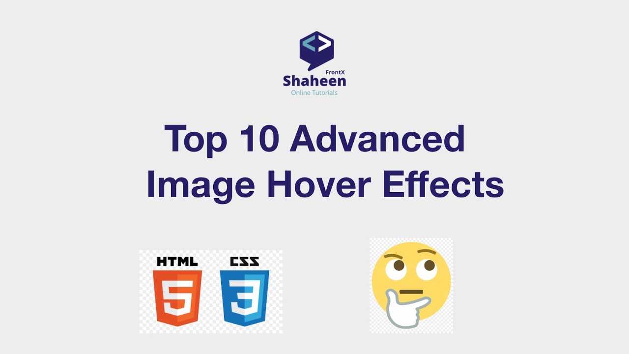 🔴 Top 10 Advanced css  Image Hover Effects  🔴