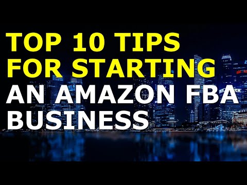 Starting an Amazon FBA Business Tips | Free Amazon FBA Business Plan Template Included