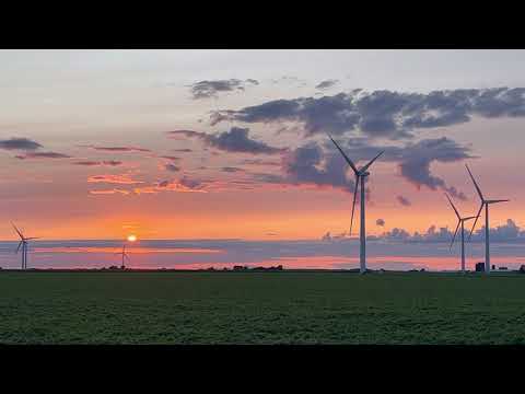 Moment of Zen: Wind Turbines at Sunset – This is Not Cool