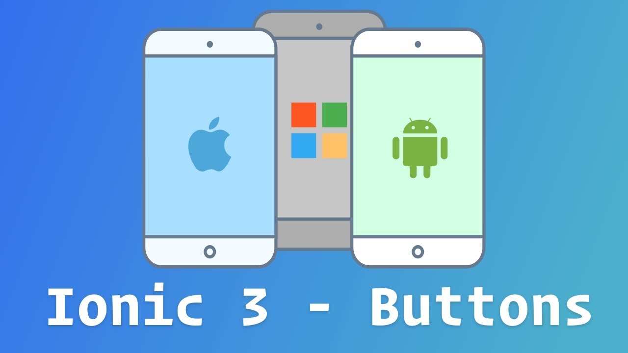 Ionic 3 - Buttons Overview