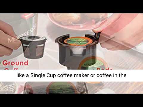 Mixpresso Original Design 2 In 1 Brewing Function Single Cup & Ground Coffee