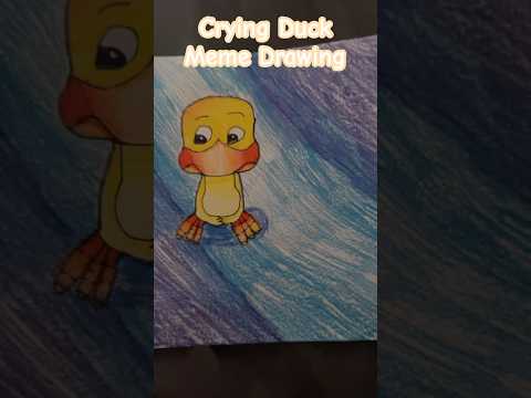 Crying Duck Meme Drawing 😭😭😭😭