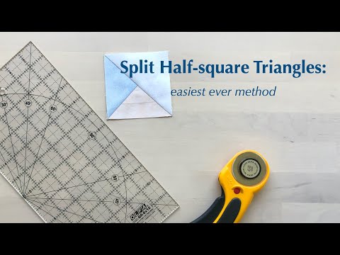 Split Half-square Triangles: the easiest ever method