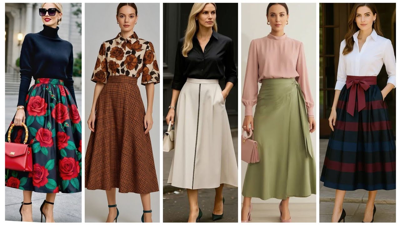 Modest Maxi Skirts For Classy Graceful Women