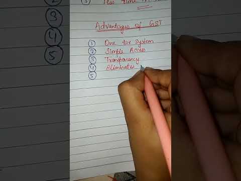 Advantages of GST#shorts #ytshorts #gst #trendingshorts