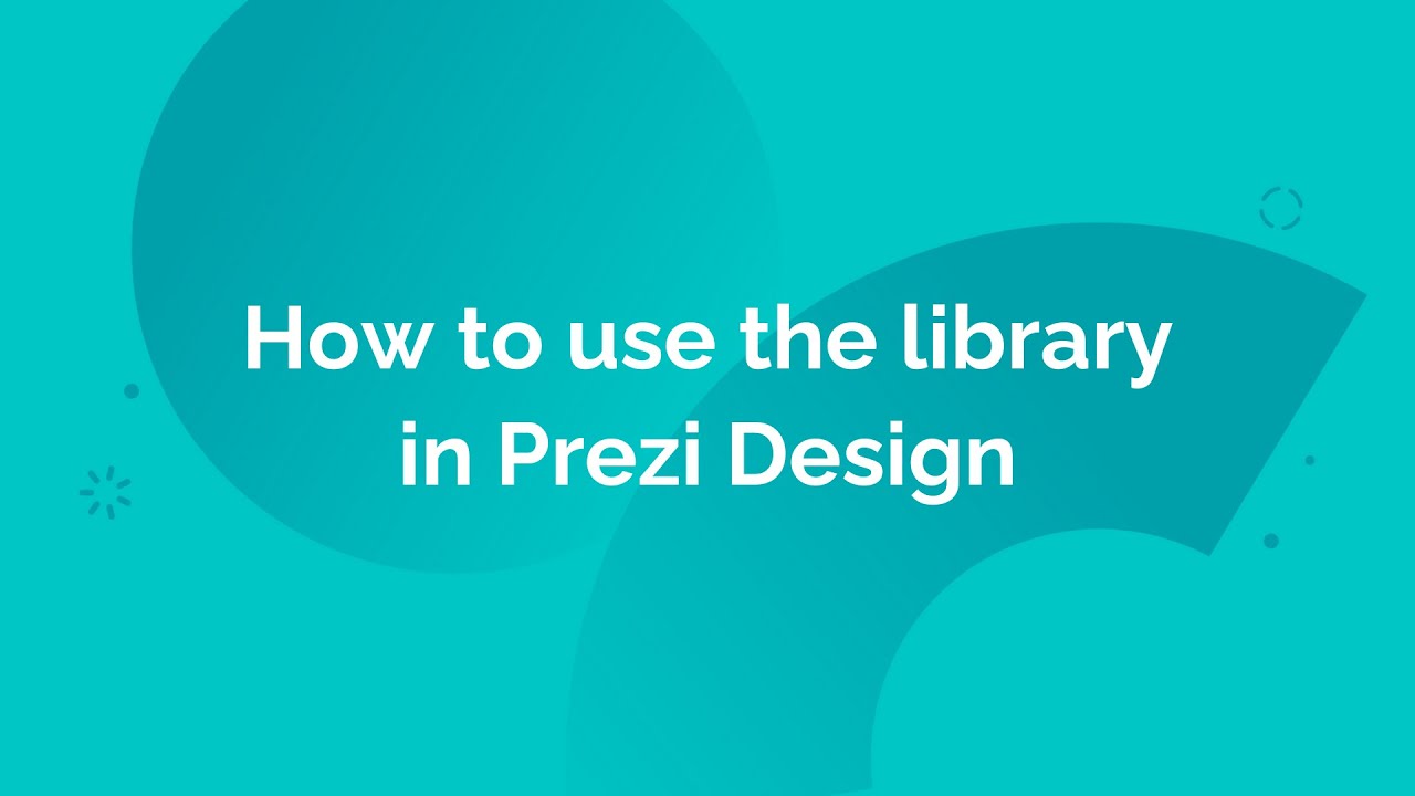 How to use the library in Infographics (Prezi Design)