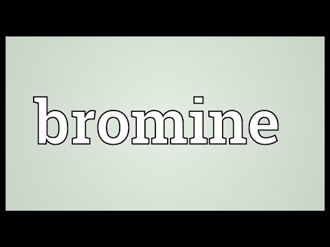 Bromine Meaning