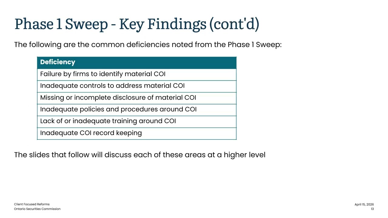 Webinar: Client Focused Reforms