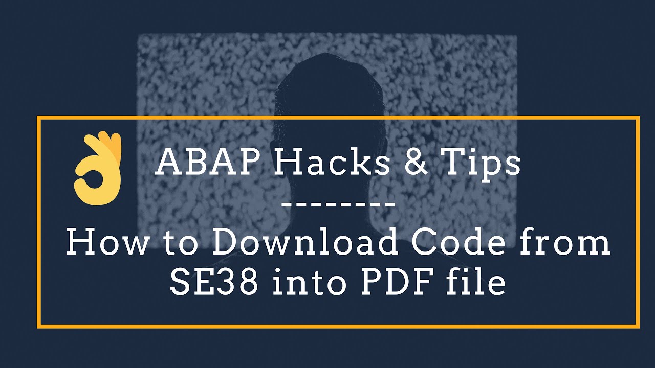 ABAP Hacks & Tips: How to Download ABAP code into PDF file