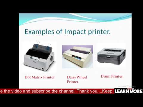 Printer and it's types