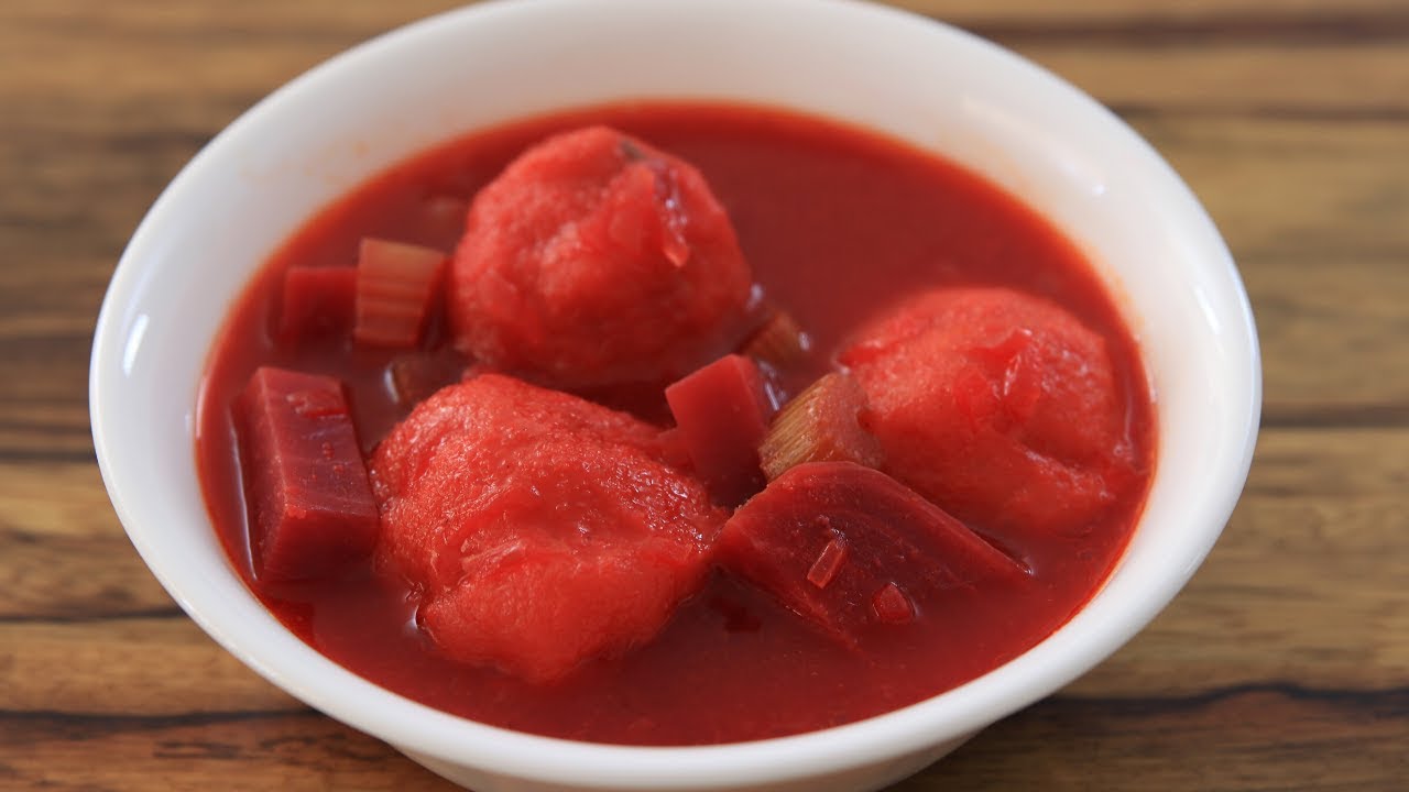 Beetroot Kubbeh Soup Recipe - The Cooking Foodie