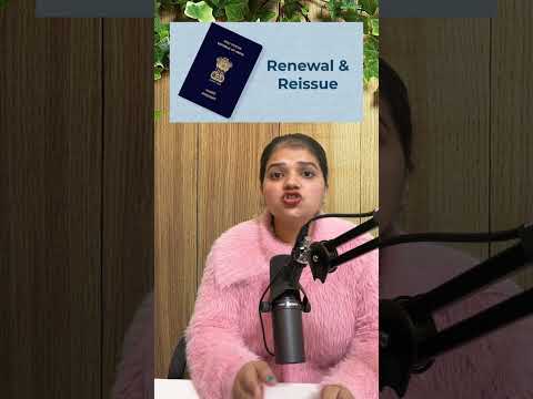 Passport Renewal and Reissue 2025#passportvalidity #passports