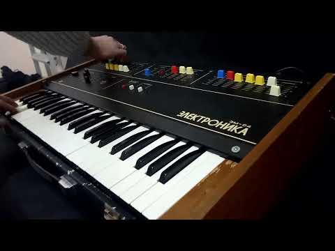 Vintage analog strings synth Elektronika EM-04, 1984 | Reverb