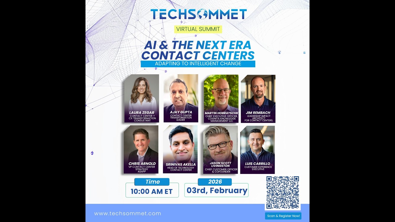 AI & The Next Era of Contact Centers Summit 2026 | Future of CX & AI-Powered Automation
