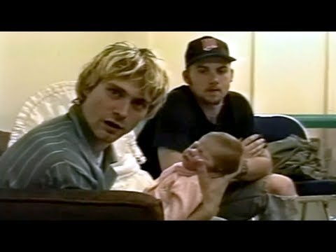 Kurt Cobain & Frances Bean backstage on September 11th, 1992. Seattle, WA