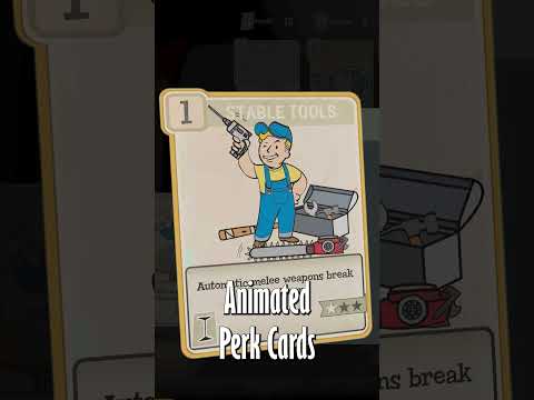 Fallout 76 Tips and Tricks Animated Perk Cards