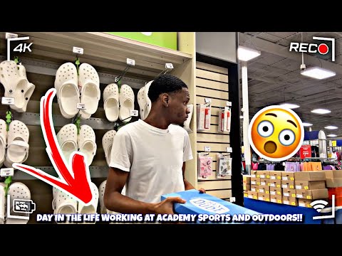 A day in the life working at academy sports & outdoors part 3 **VLOG **