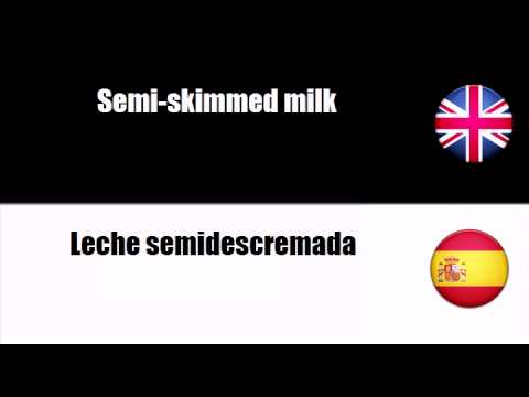 LEARN SPANISH = Milk