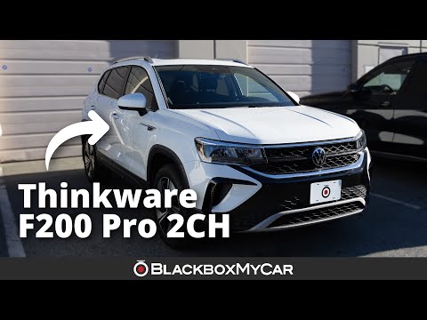Thinkware F200 PRO 2-Channel Dash Cam x 2023 Volkswagen Taos | BlackboxMyCar