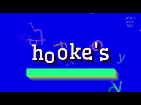 How to say "hooke's"! (High Quality Voices)