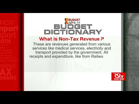 Budget Dictionary: What is Non-Tax Revenue?