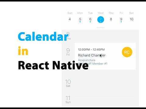 Get started with Event Calendar in React Native