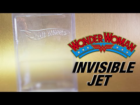 WONDER WOMAN INVISIBLE JET - RARE HOT WHEELS