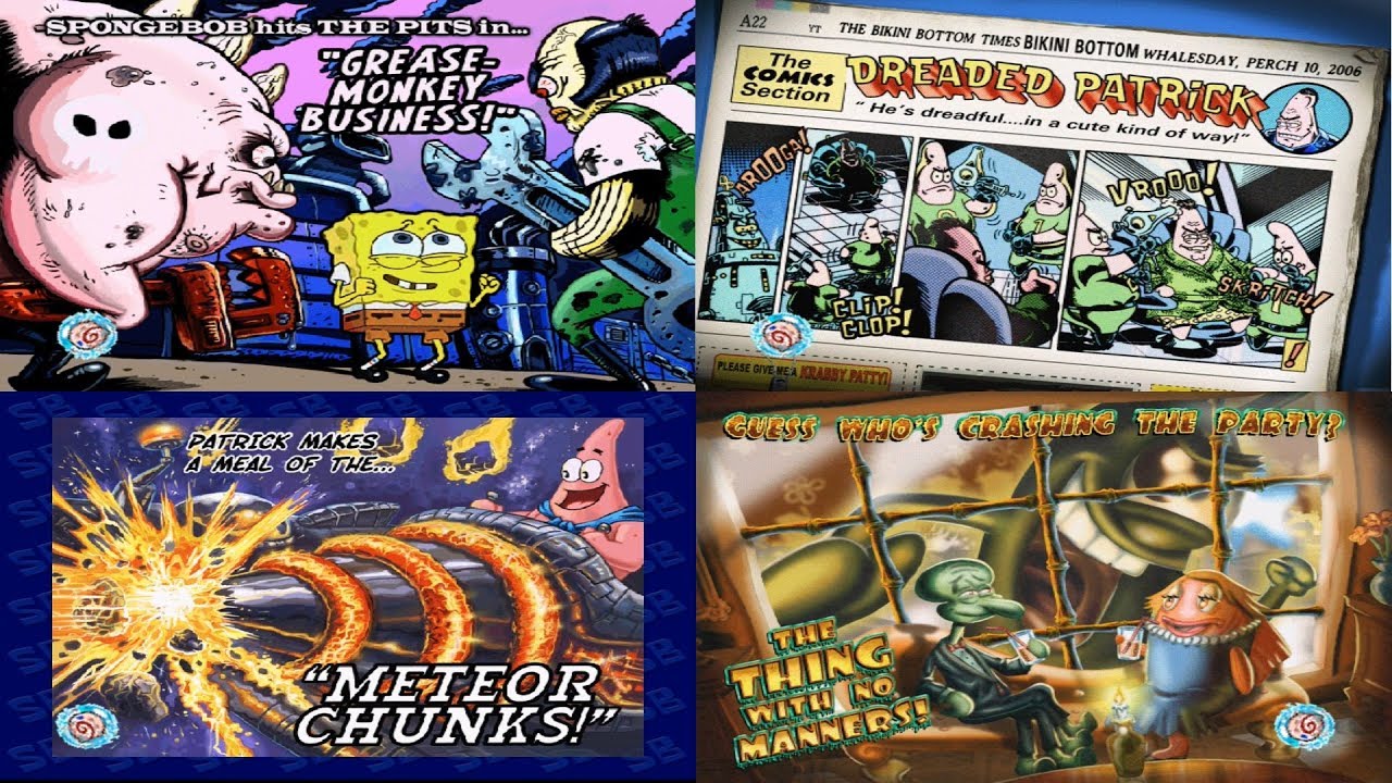 SpongeBob Creature From The Krusty Krab - All Loading Screens (1080p)