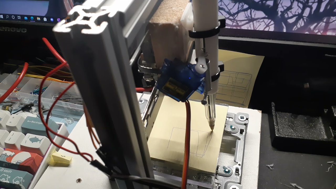 Making a Raspberry Pi pen plotter
