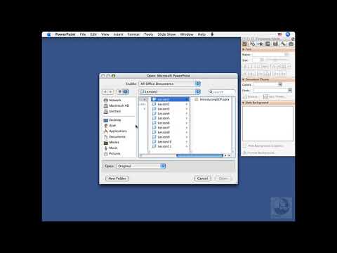 PowerPoint for Mac Tutorial: Opening and closing presentations