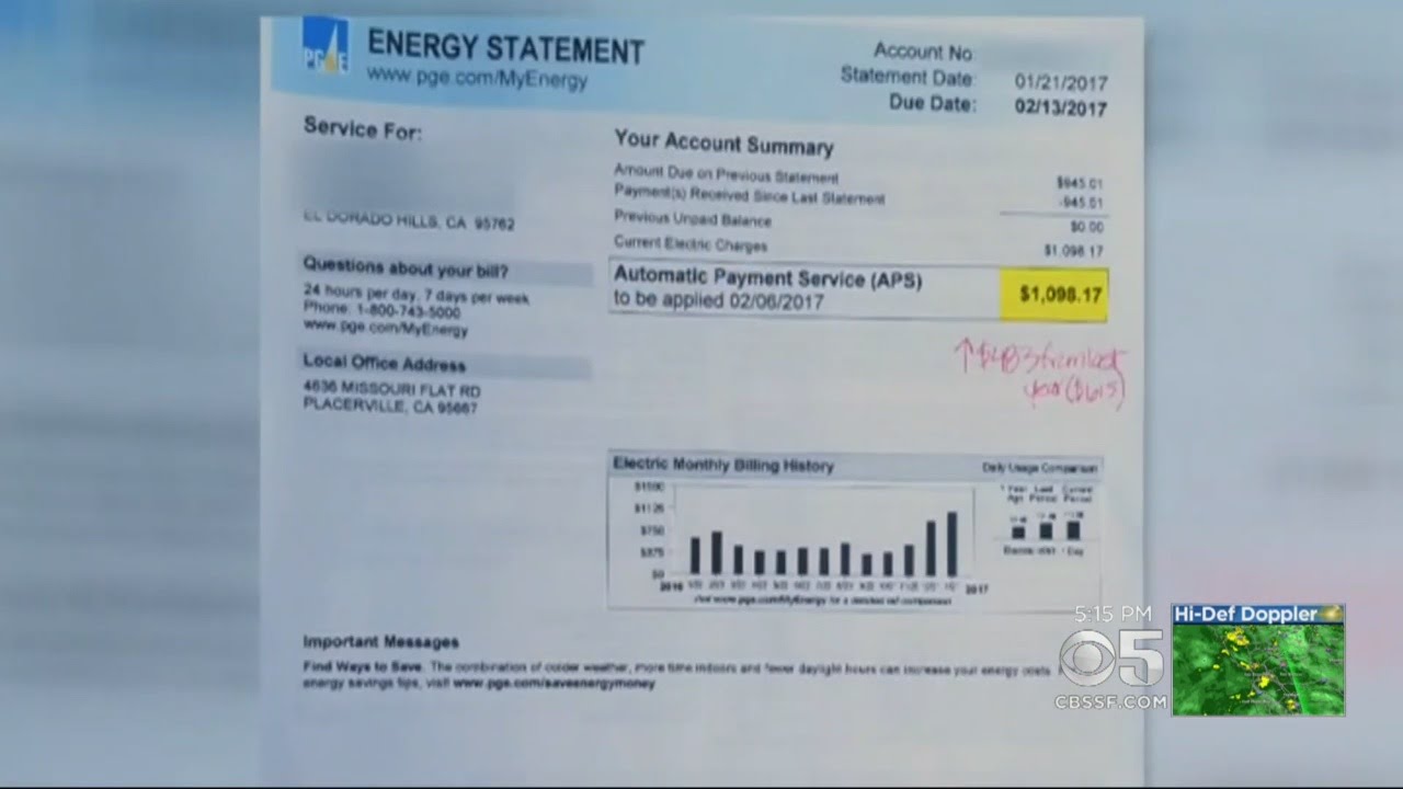 PG&E Bills Go Sky High