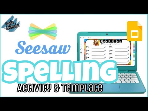 Spelling | Activity & Template
