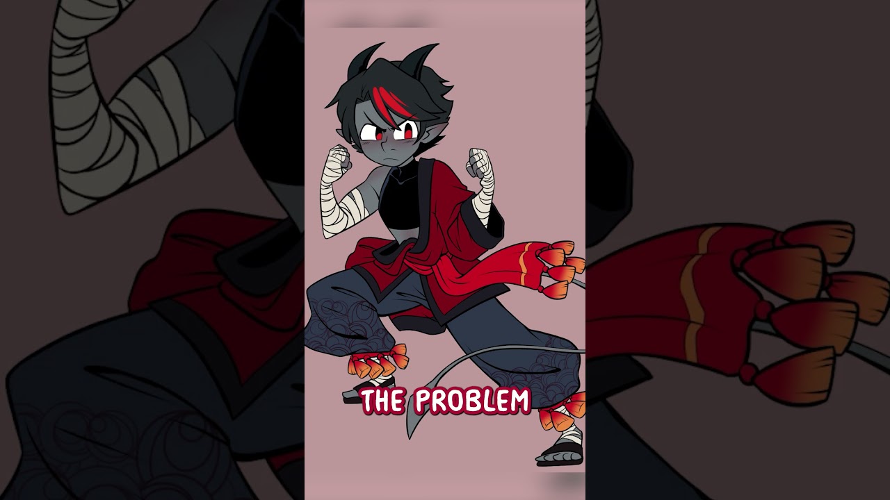 Designing a Moody Tiefling Monk | #dnd #dungeonsanddragons #art